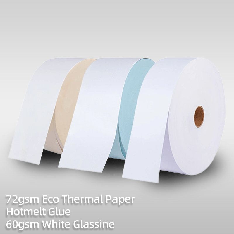 72gsm Top Thermal Paper with Hotmelt Glue